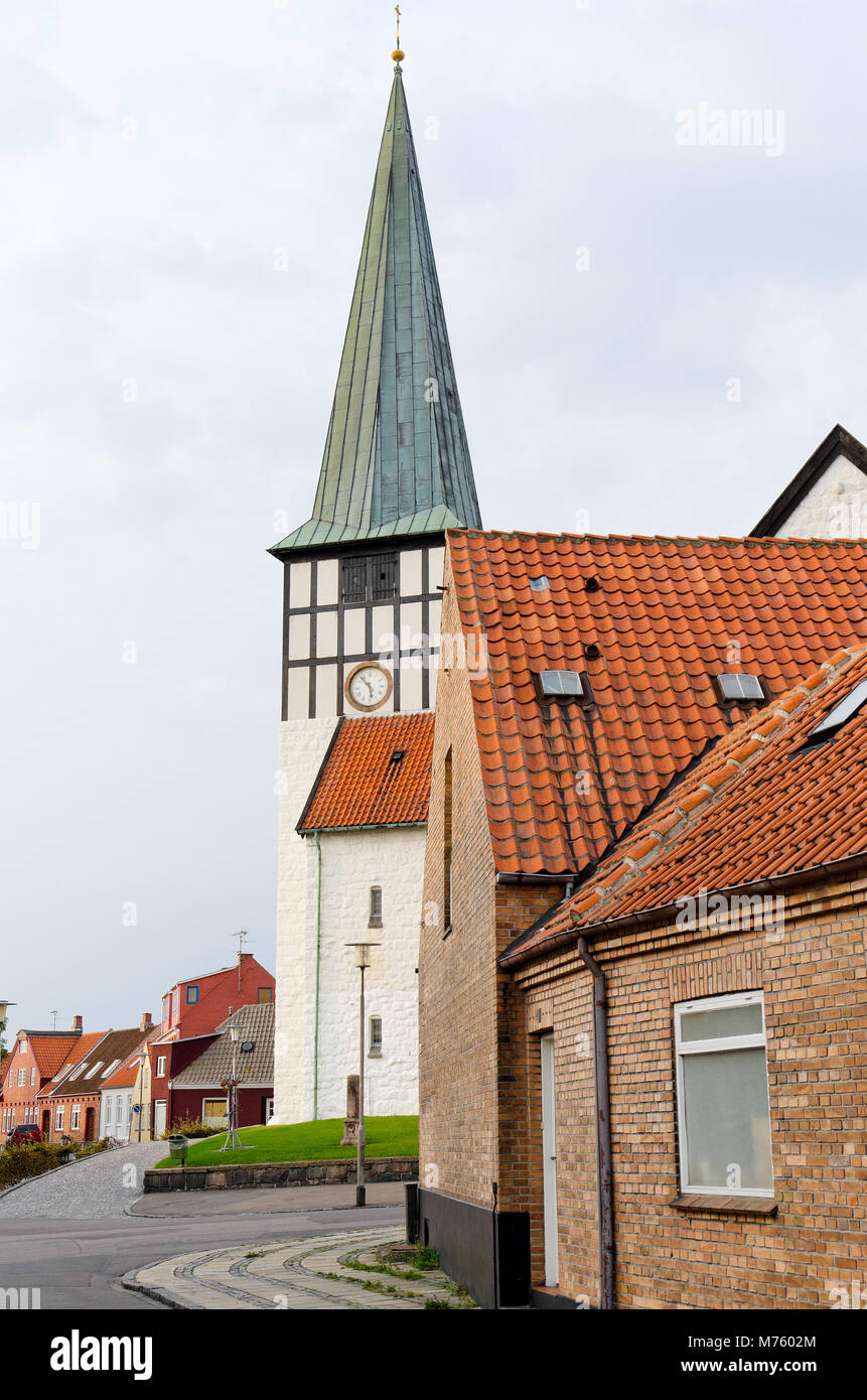 Denmark bornholm ronne street view hi-res stock photography and images ...