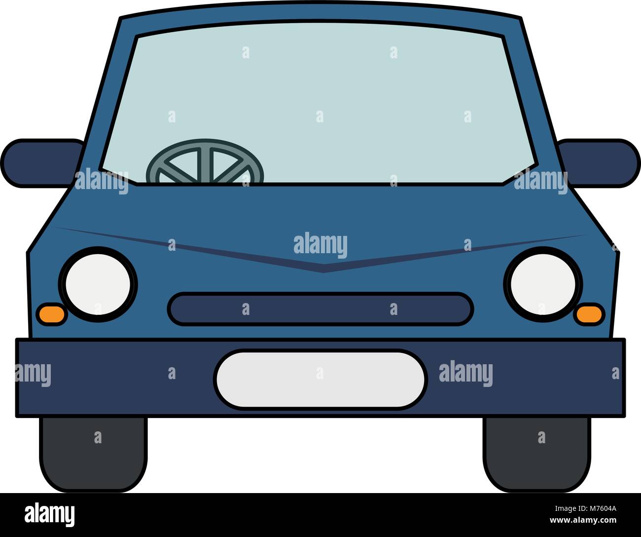 Car vehicle frontview vector illustration graphic design Stock Vector ...