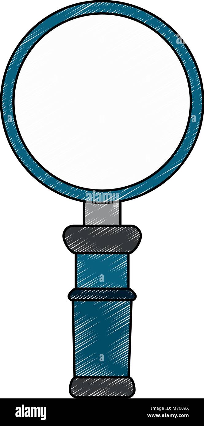 Magnifying glass symbol vector illustration graphic design Stock Vector ...