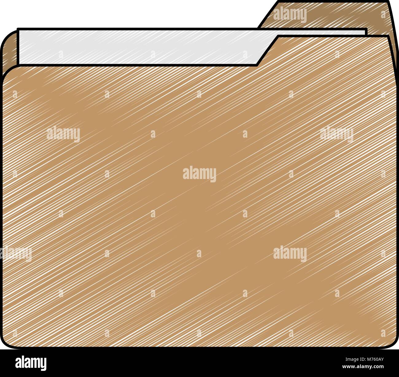 Empty folder symbol vector illustration graphic design Stock Vector ...