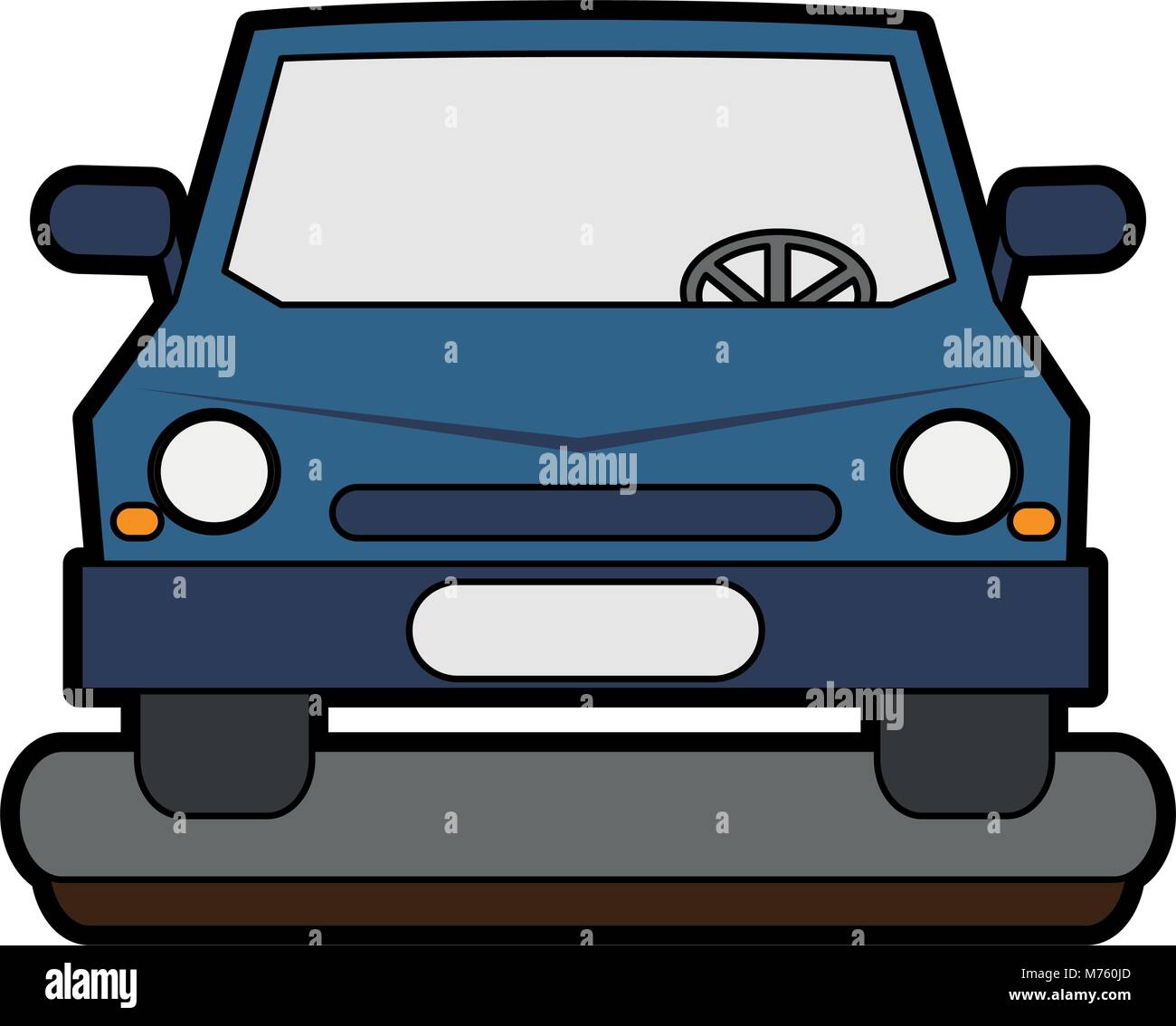 Car vehicle frontview vector illustration graphic design Stock Vector ...