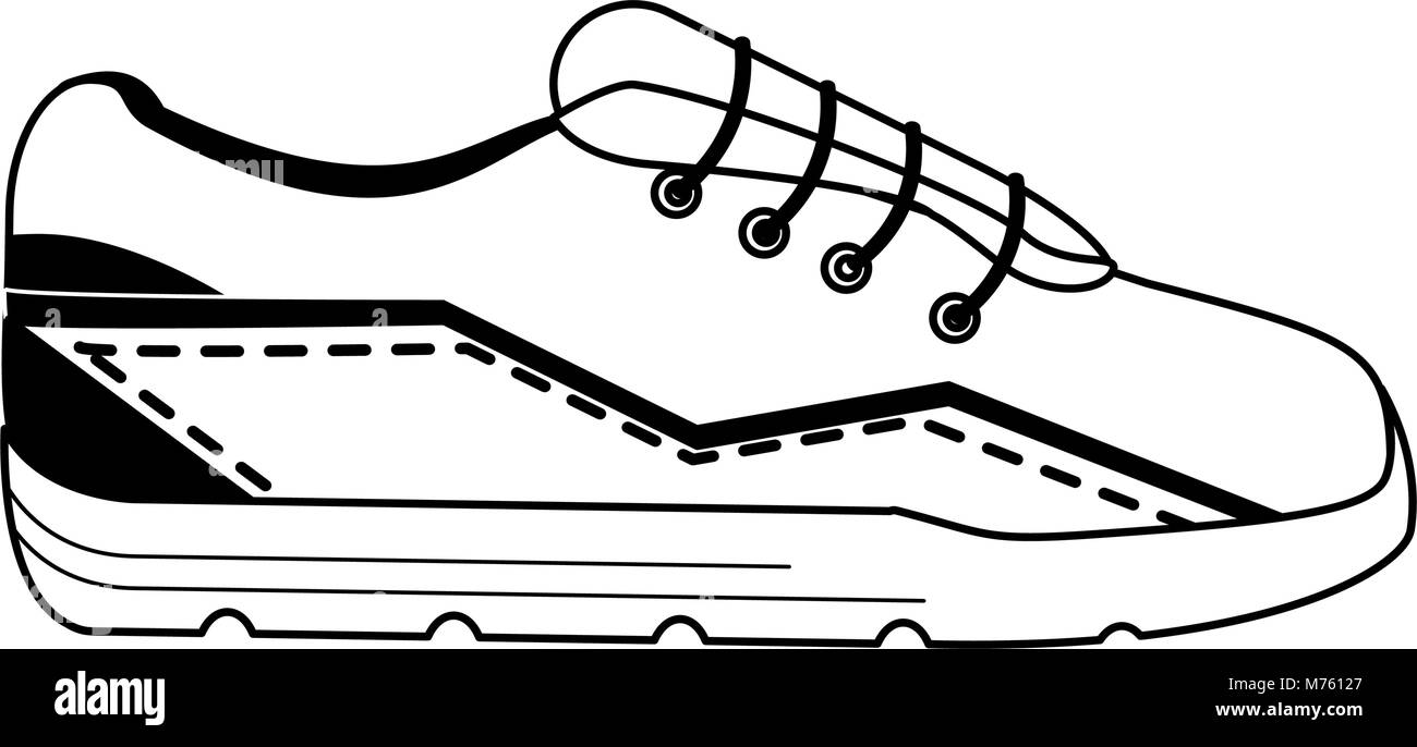 Sport shoe isolated vector illustration graphic design Stock Vector ...