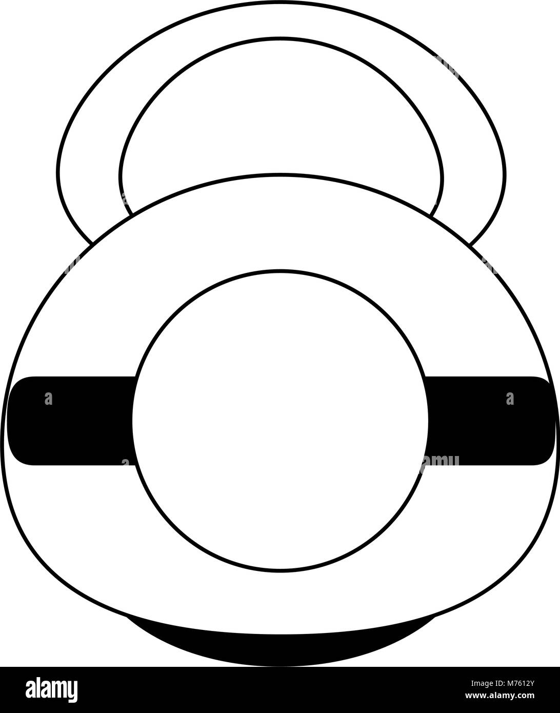 Kettlebell weight symbol vector illustration graphic design Stock ...