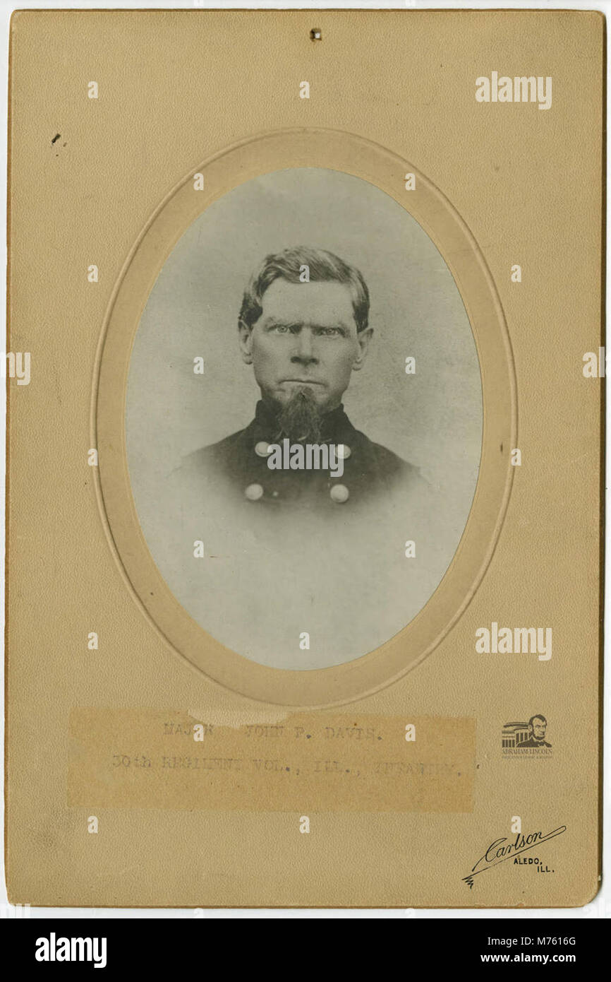 This image depicts John P. Davis, a notable figure captured in a ...