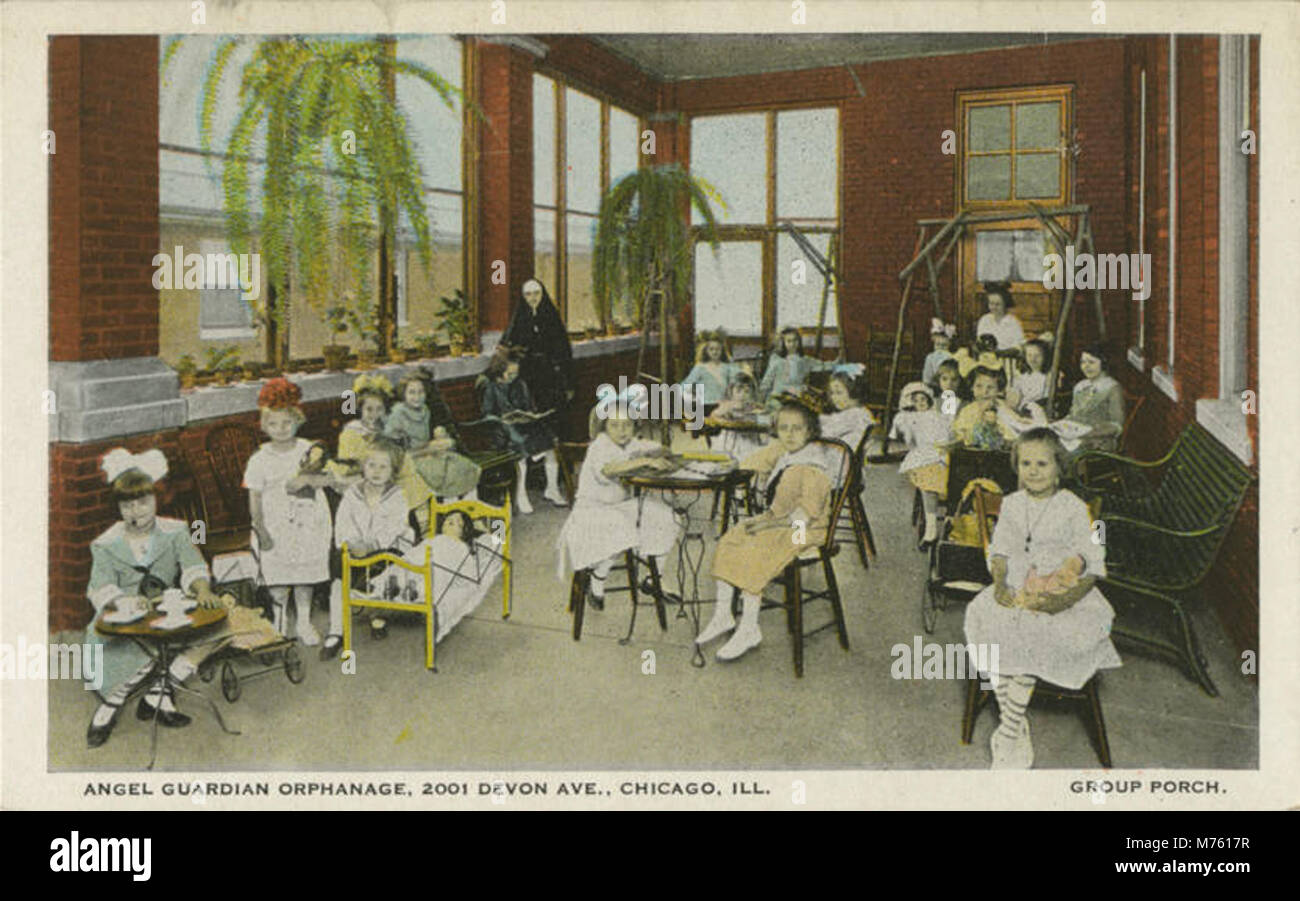 The Angel Guardian Orphanage, captured in this image, offers a view of ...