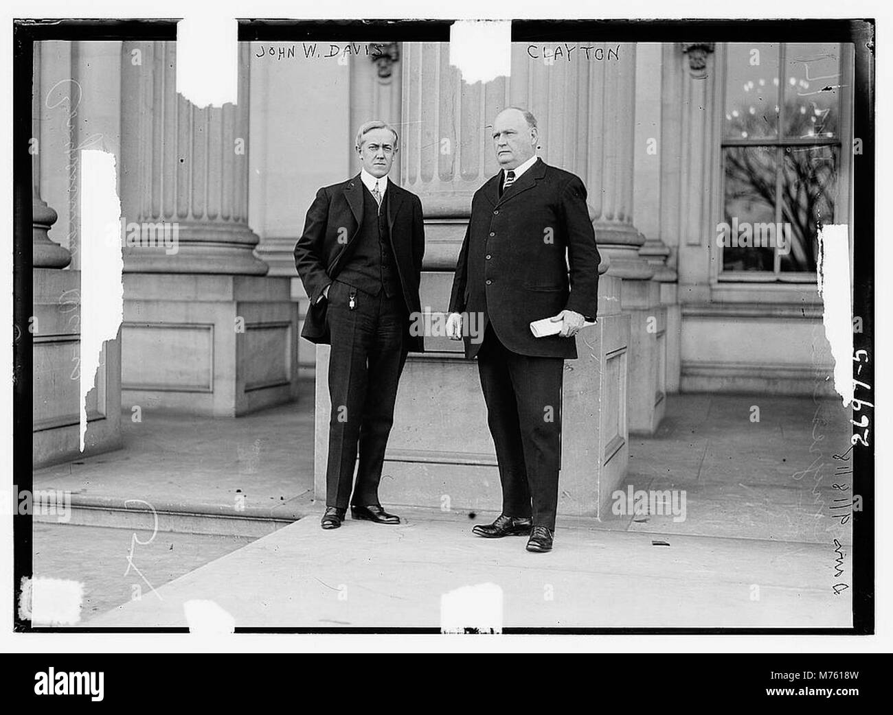 The image shows John W. Davis, likely a political or public figure ...