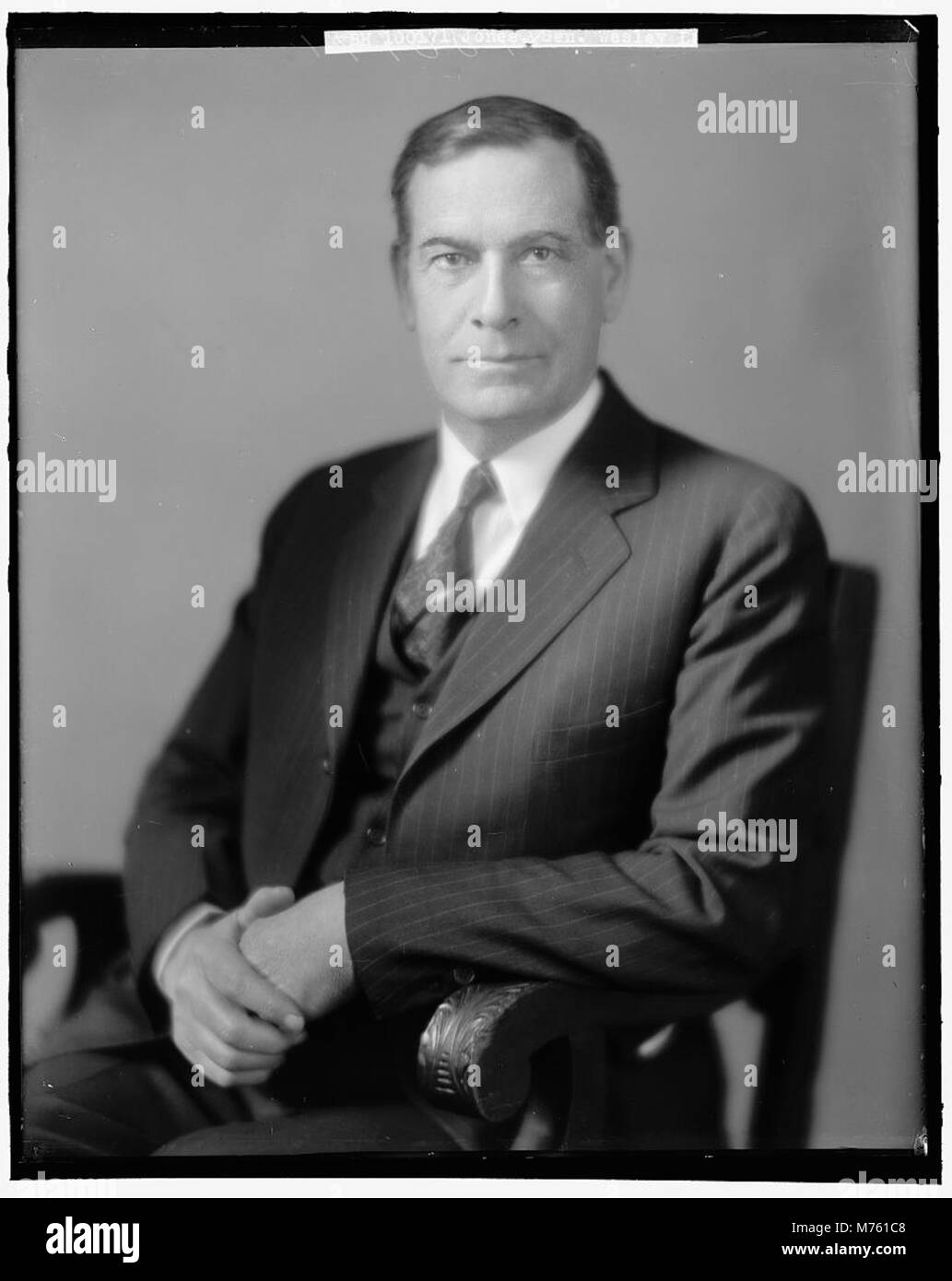A portrait of Wesley L. Jones, a U.S. Senator from Washington ...