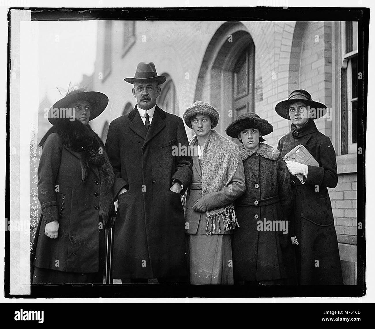 This image shows Dr. A.L.D. Van de Graeff and his family, captured on ...