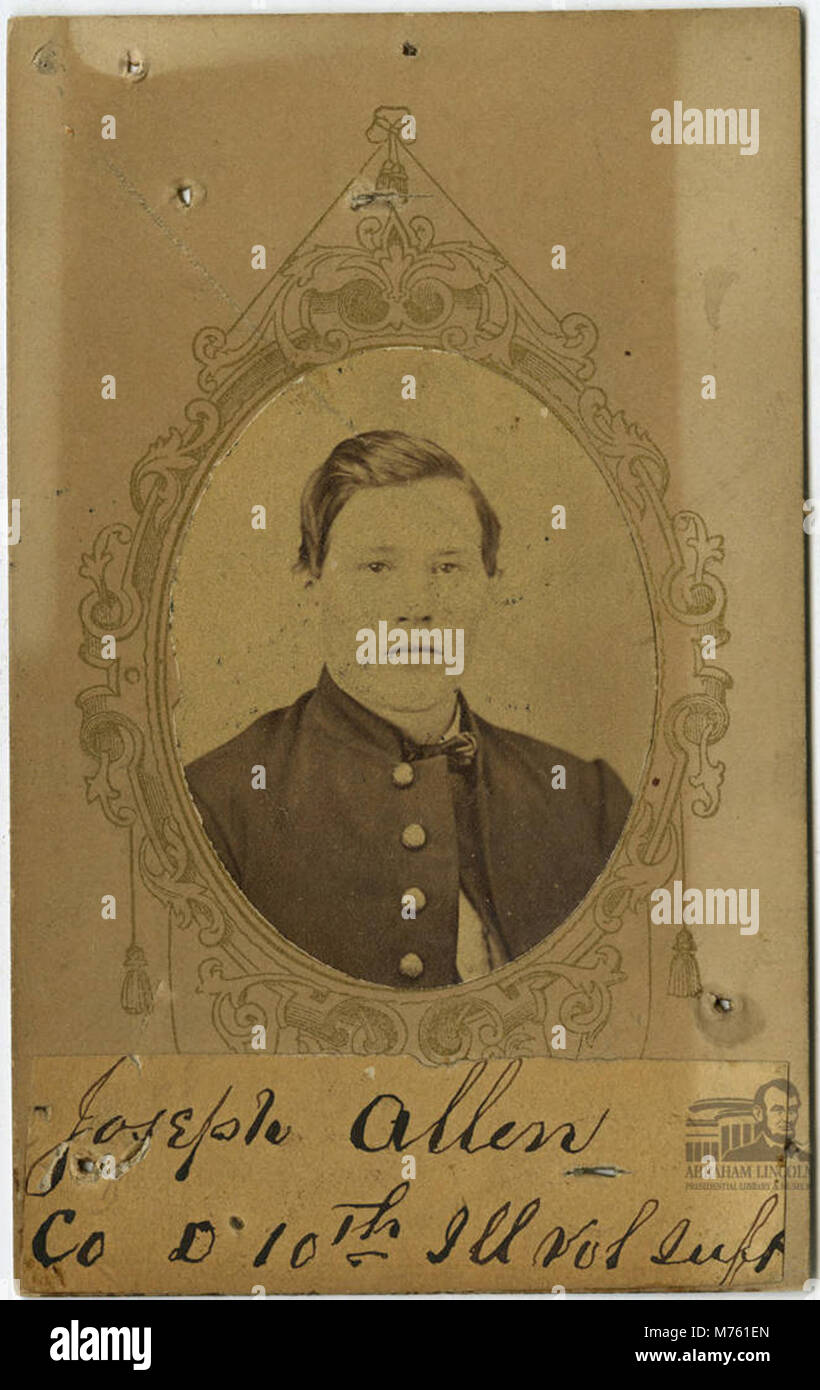 The image features Joseph Allen, an important figure in American ...
