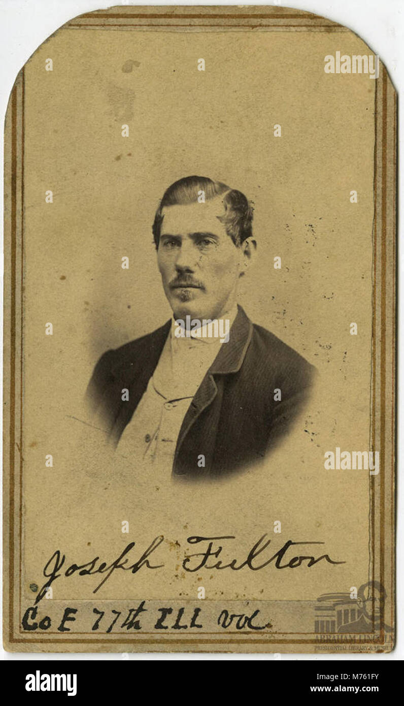 This image features Joseph Fulton, a prominent individual in early ...