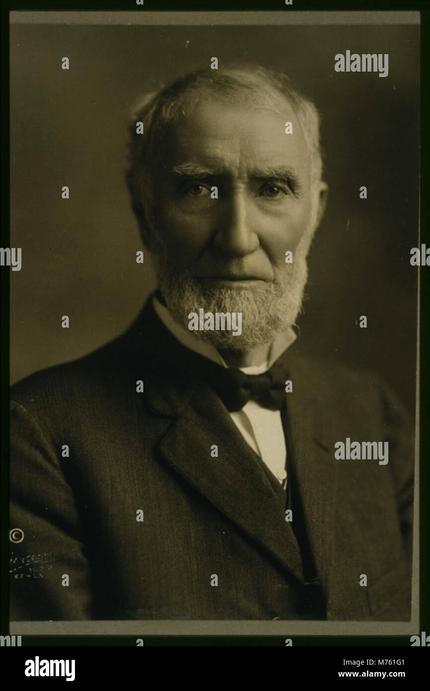 A formal head-and-shoulders portrait of Joseph G. Cannon, showcasing ...