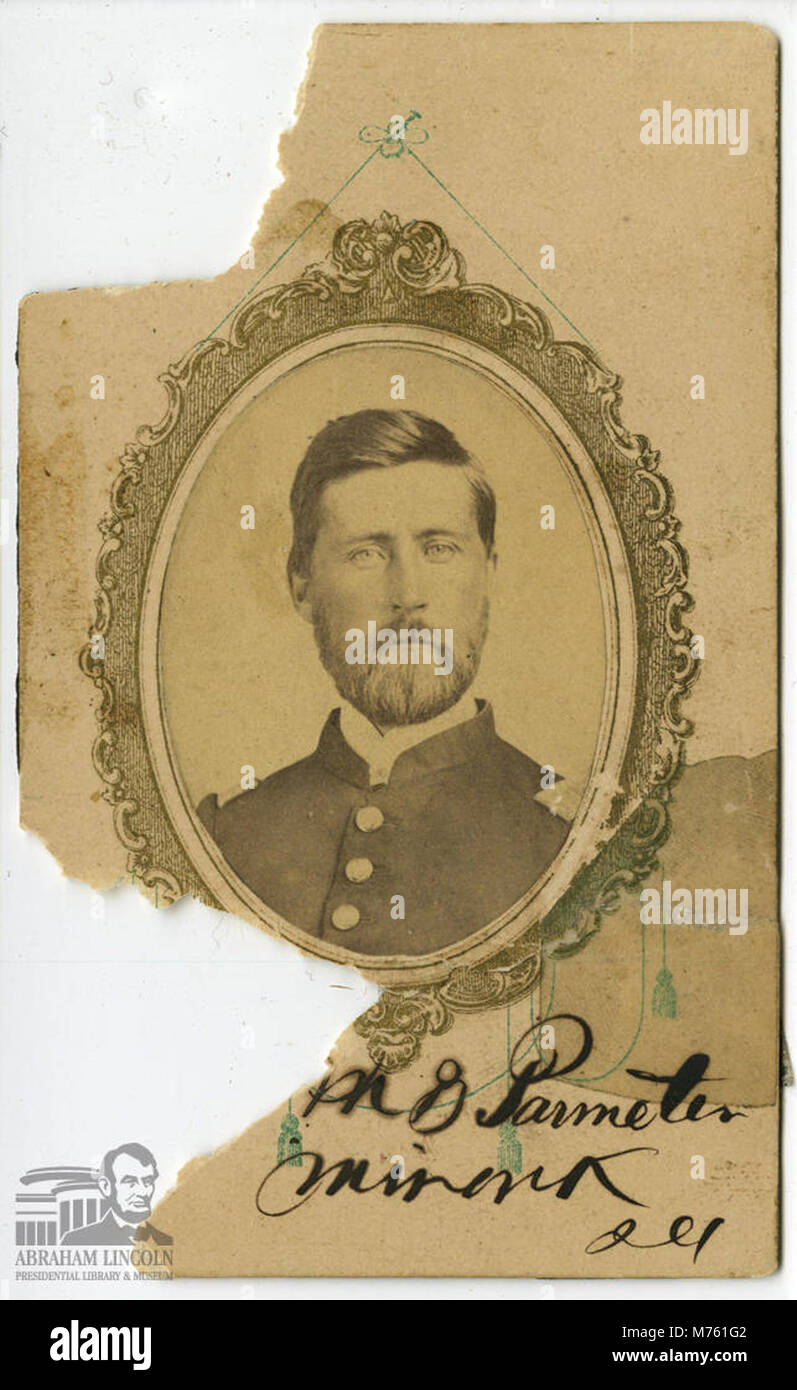 A photograph of Joseph G. Parmeter, an important figure in American ...