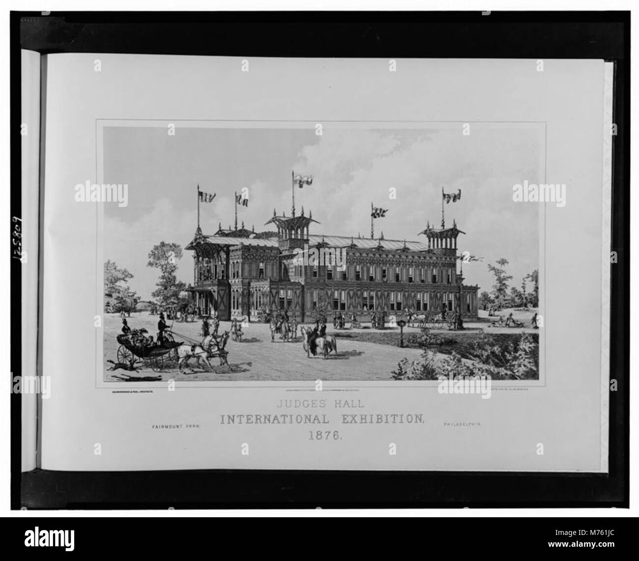 The Judges Hall at the International Exhibition of 1876 in Fairmont ...