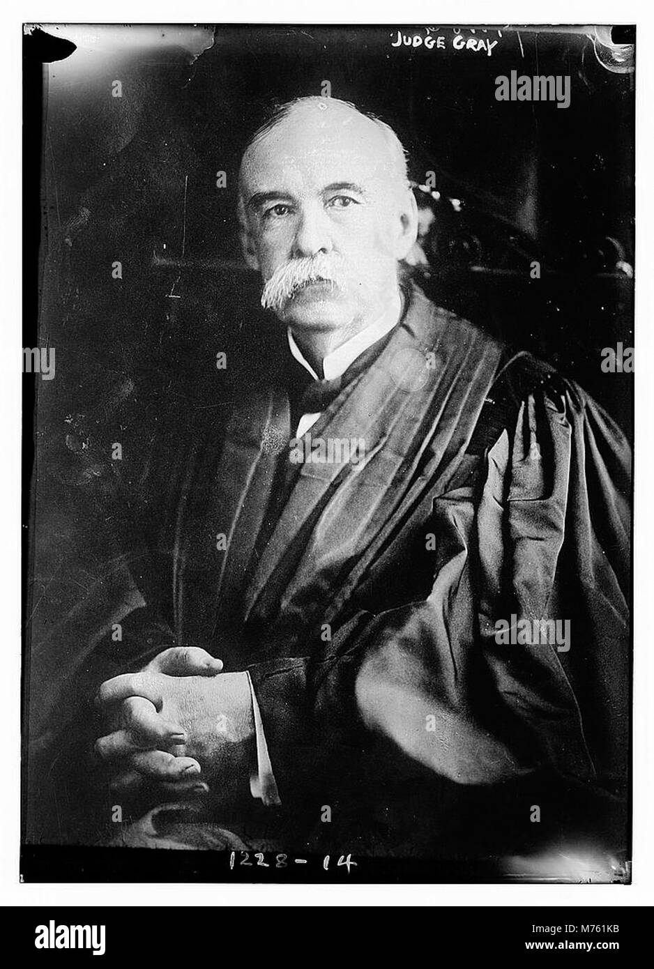 Judge Gray in robes in office LCCN2014686334 Stock Photo - Alamy