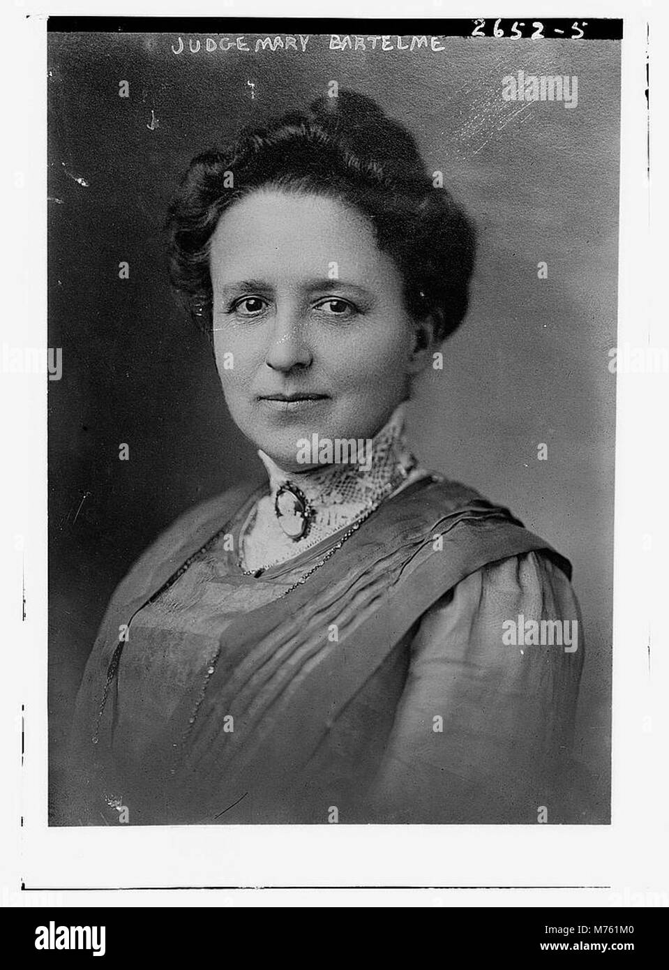 This is a portrait of Judge Mary Bartelme, an American judge known for ...