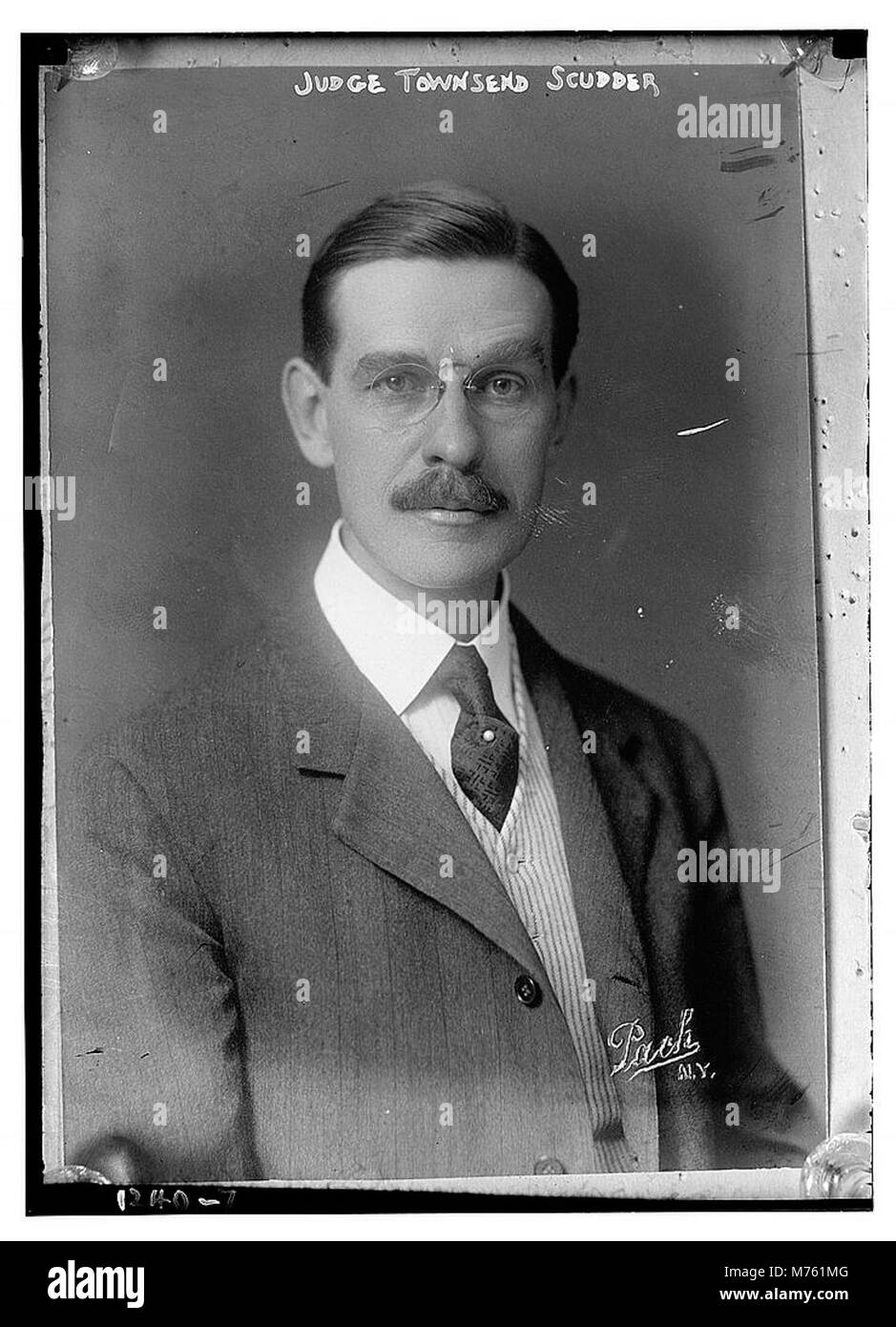 Judge Townsend Scudder, a notable figure in American law, is portrayed ...