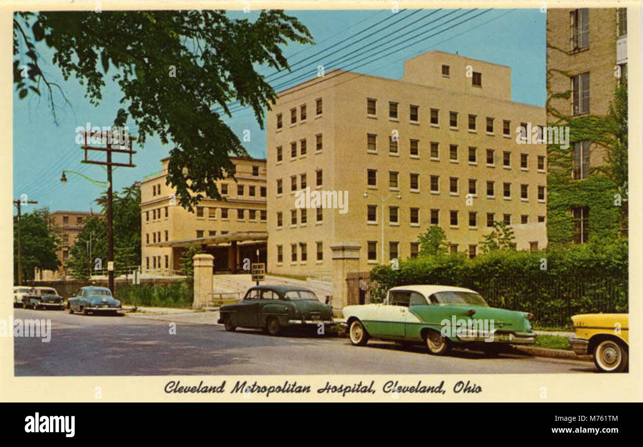 This image showcases Cleveland Metropolitan General Hospital ...