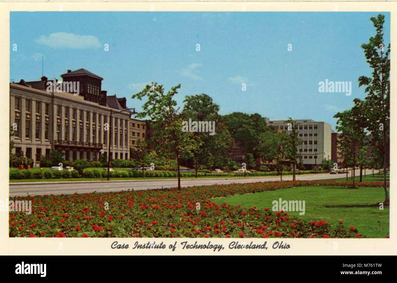 A photograph of the Case Institute of Technology, identified by the ...
