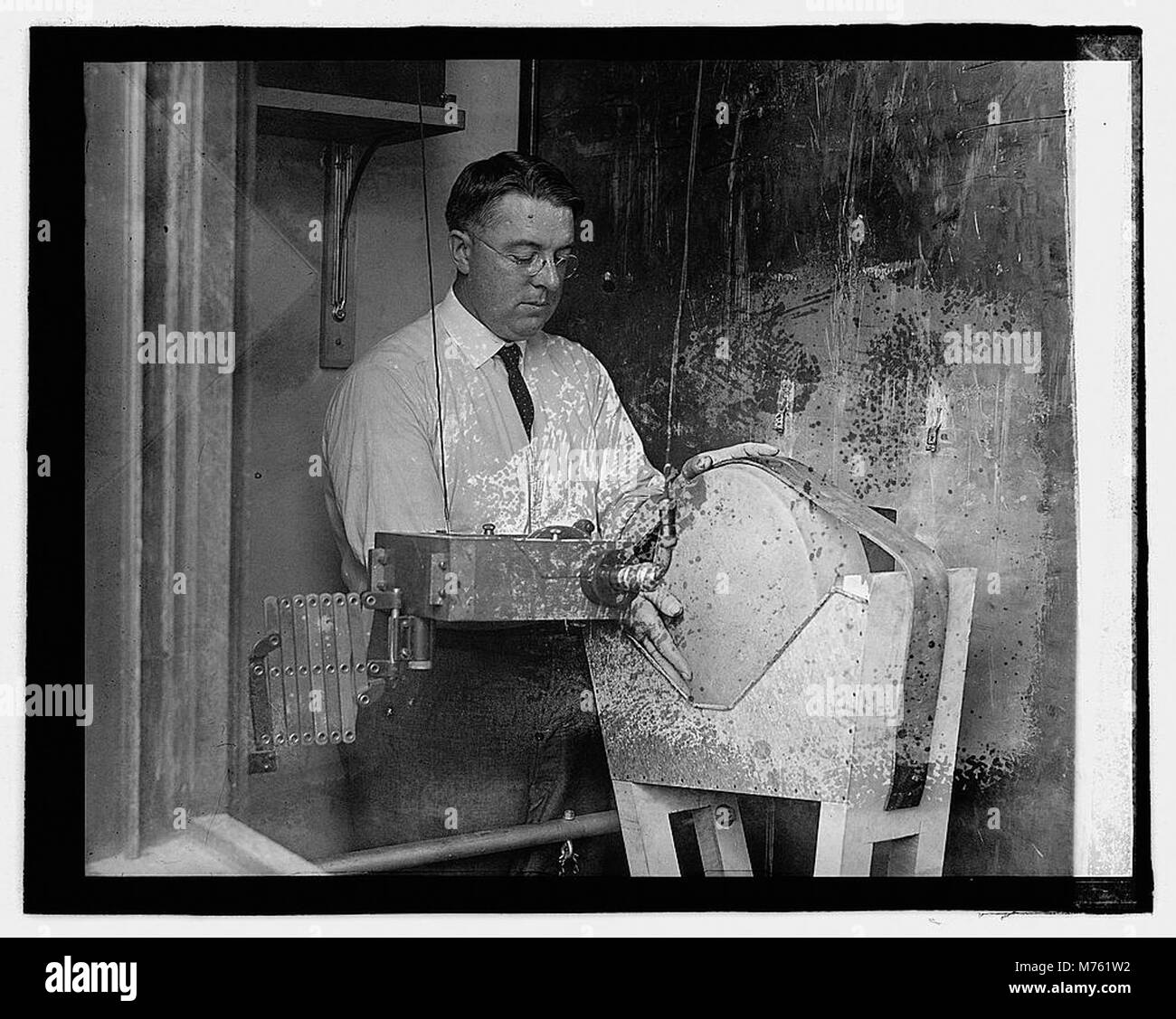 A photograph of K.J. Matheson, dated August 3, 1922, captured in a ...