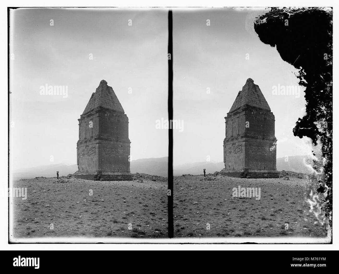 The Kamouh el Hermel pyramid, located south of Hermel, Lebanon, is ...