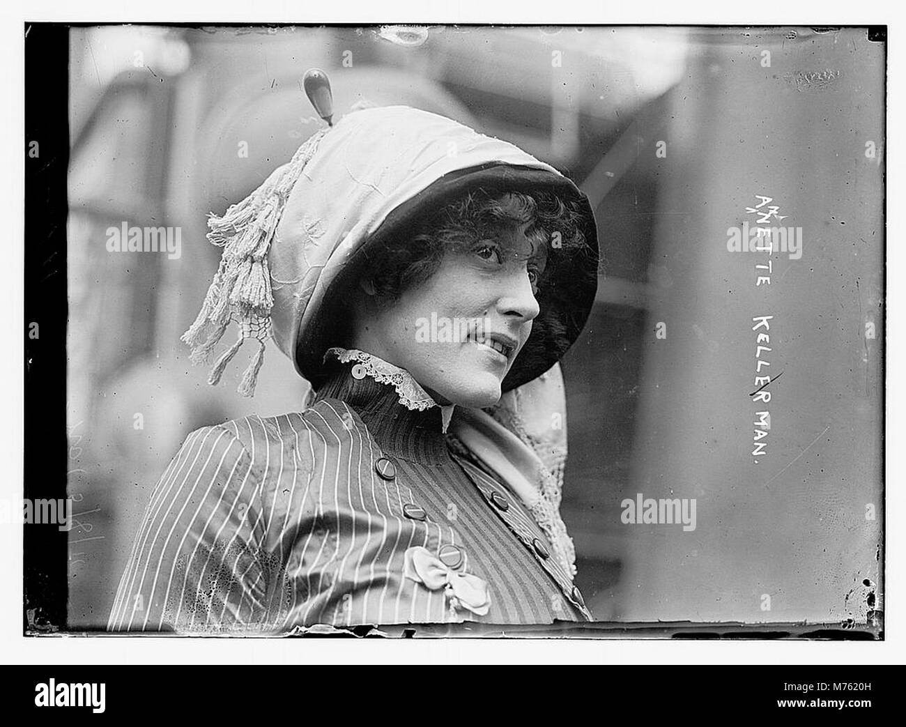 This image is a portrait of Annette Kellerman, an Australian-born ...