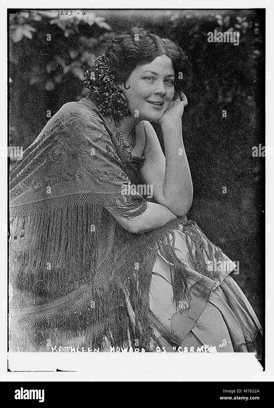 A performance photograph of Kathleen Howard in the role of 'Carmen ...