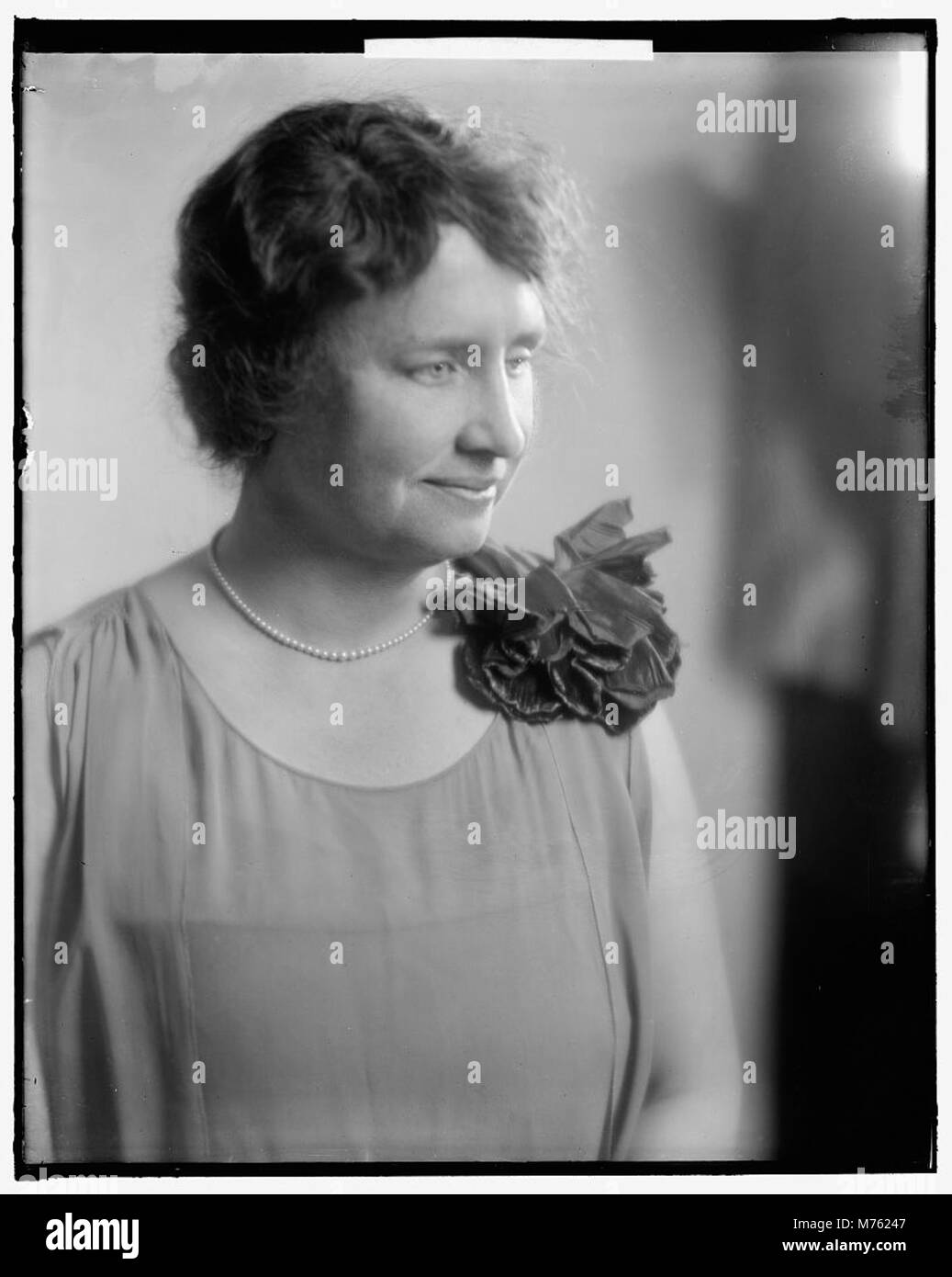 Helen Keller, a prominent American author, activist, and educator ...
