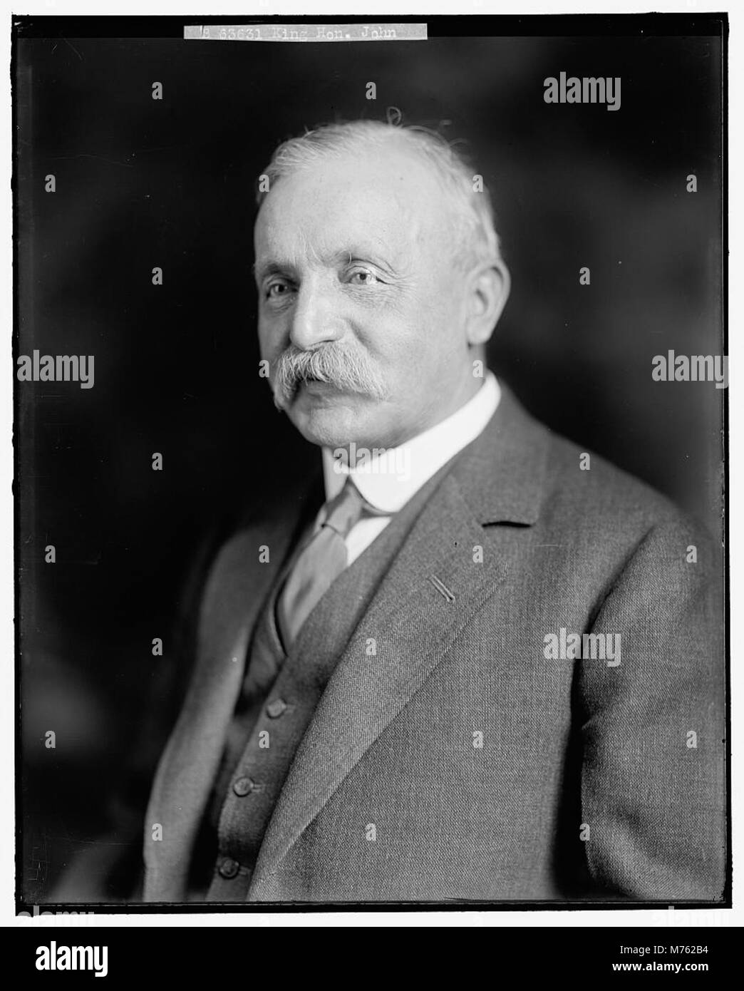 A portrait of John King, an honorable individual known for his ...
