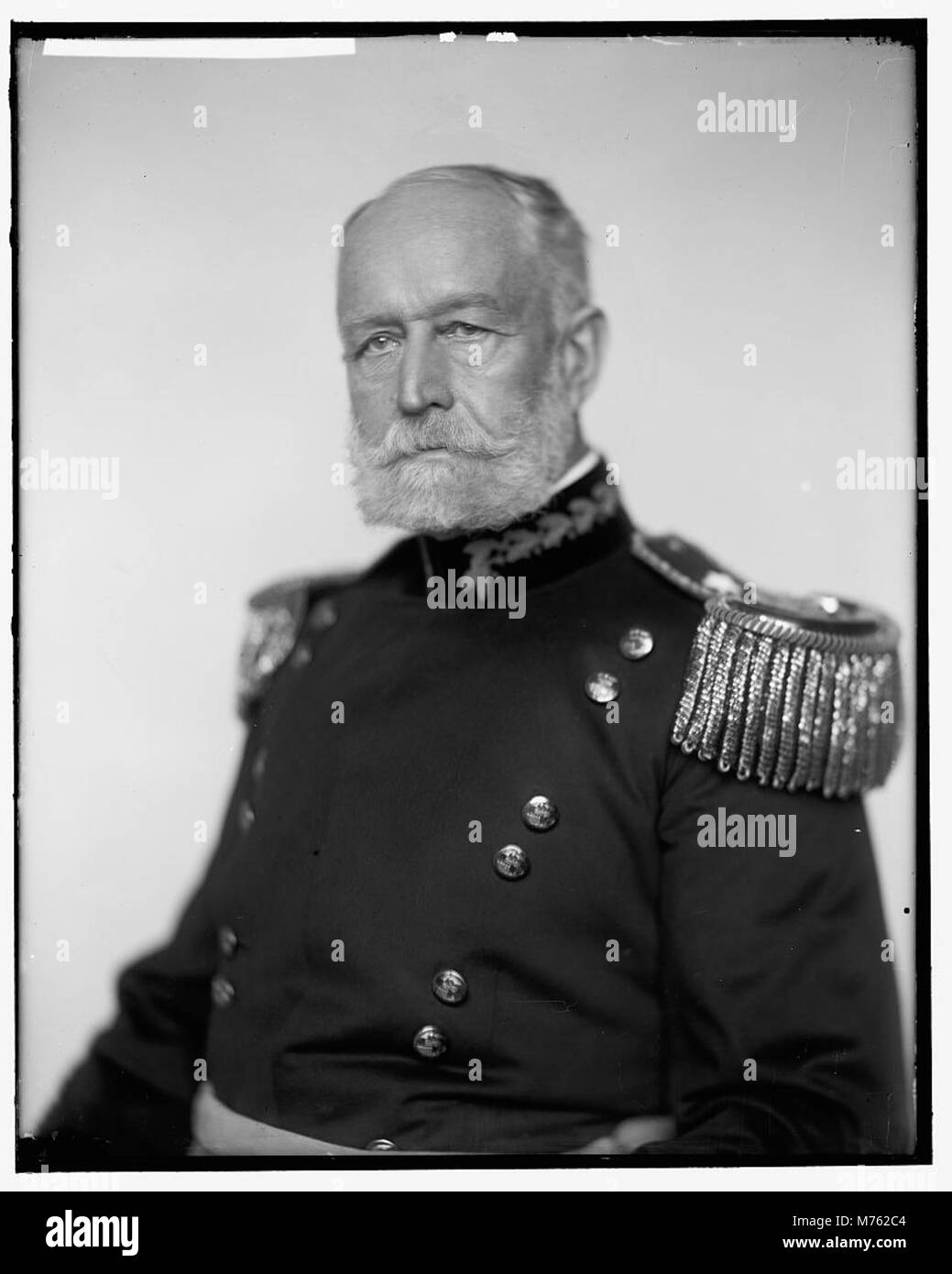 A portrait of General Dan C. Kingman, a military figure, captured in a ...