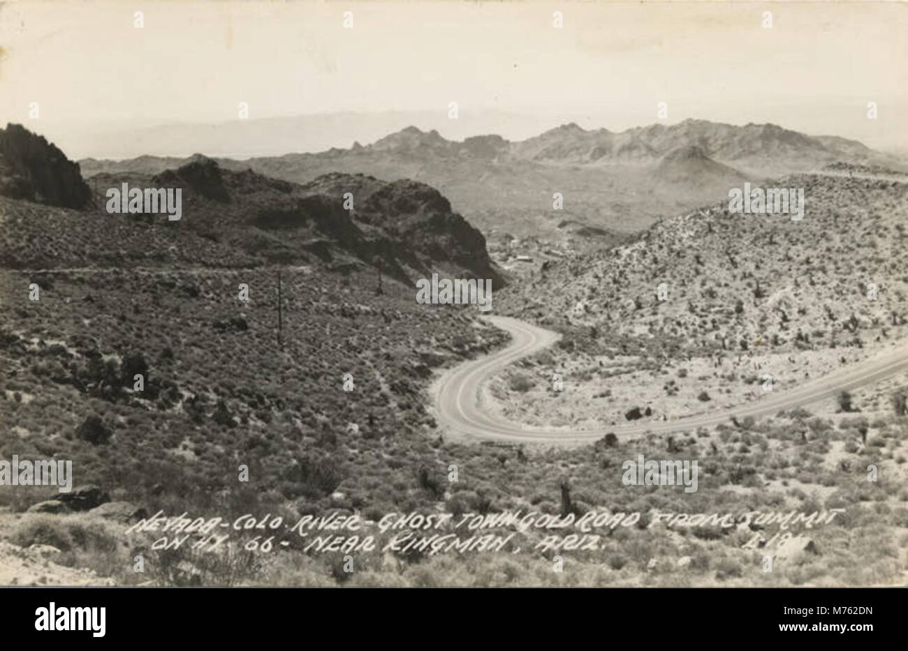 A photograph showcasing the Gold Road in Kingman, Arizona, near the ...
