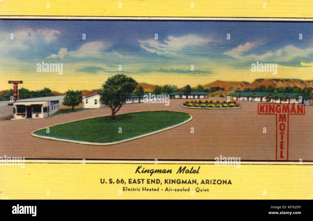 The Kingman Motel, located in Kingman, Arizona, is a mid-20th-century ...