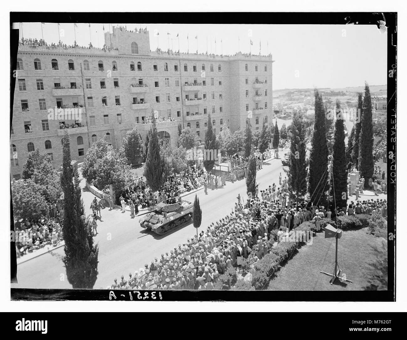 A photograph from the birthday parade of King George VI on June 14 ...