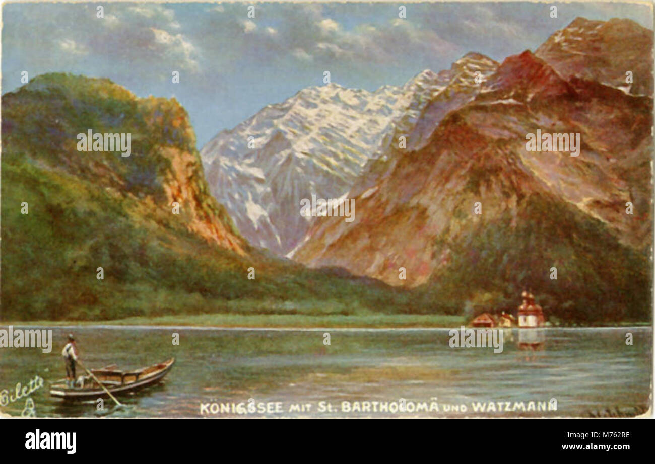 Königssee und watzmann hi-res stock photography and images - Alamy