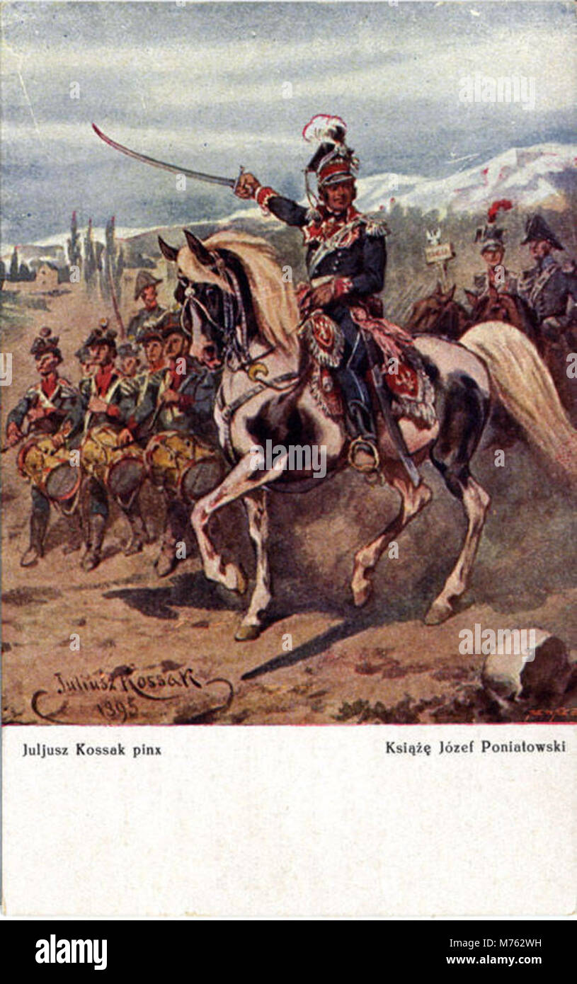 Portrait of Prince Józef Poniatowski, a prominent figure in Polish ...
