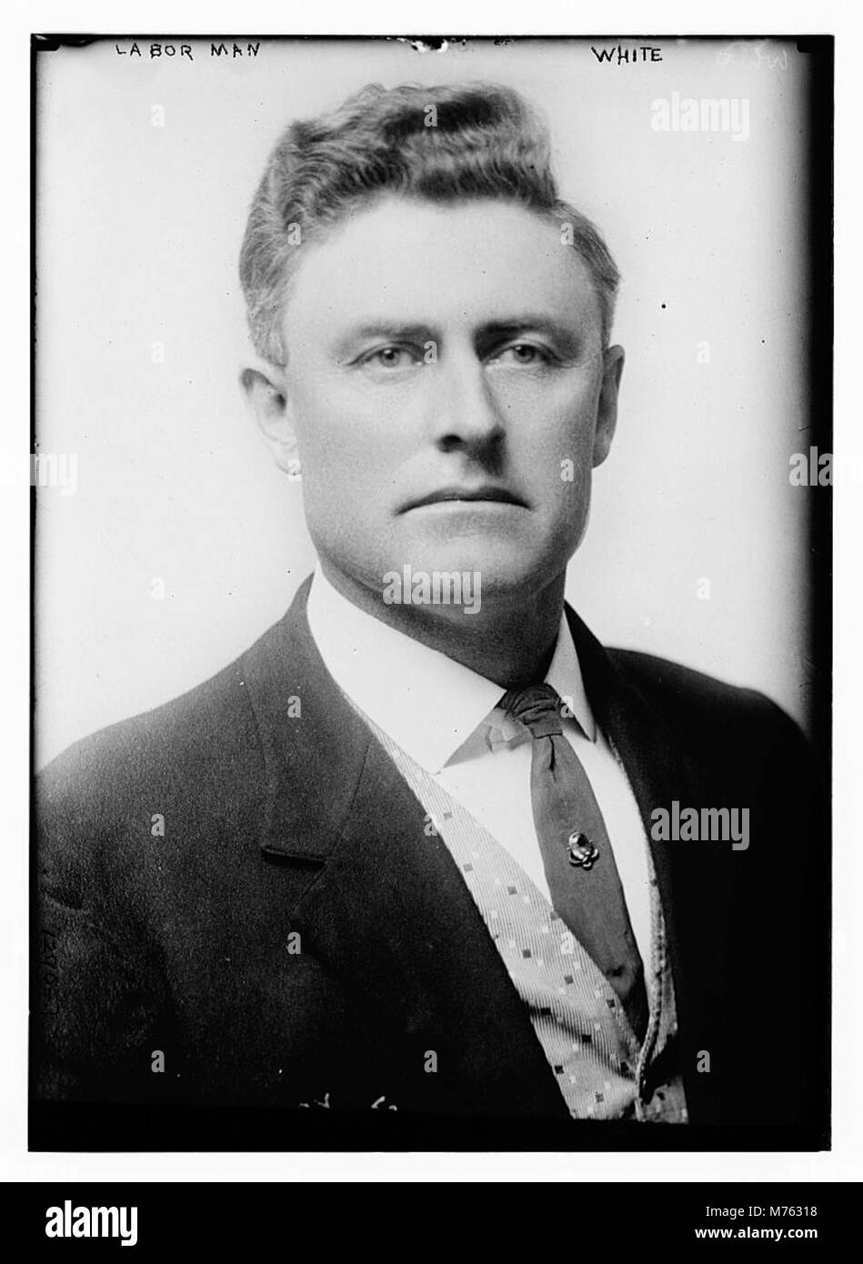 A portrait of a labor man, representing the working class in historical ...