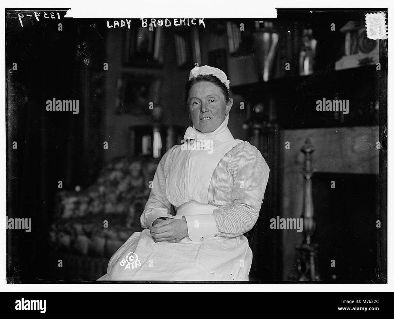 Portrait of Lady Broderick, an important figure in early 20th-century ...