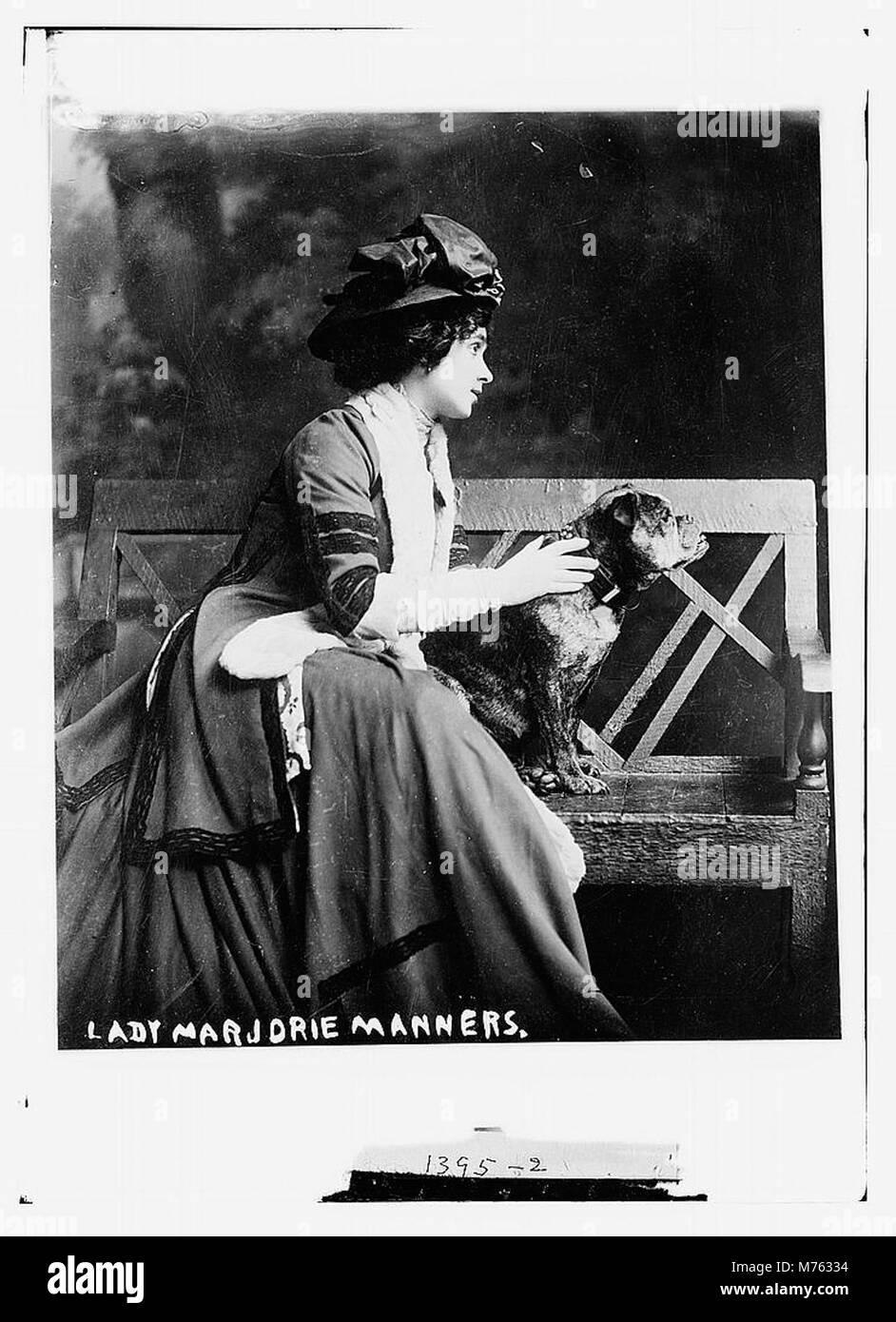 Portrait of Lady Marjorie Manners, an aristocrat and social figure, capturing her role in ...