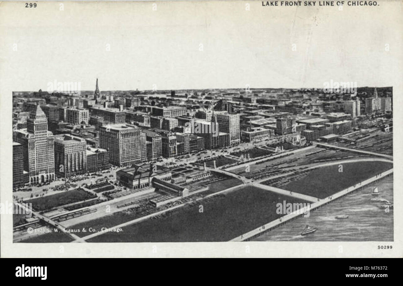 The image shows the lakefront skyline of Chicago, emphasizing its ...