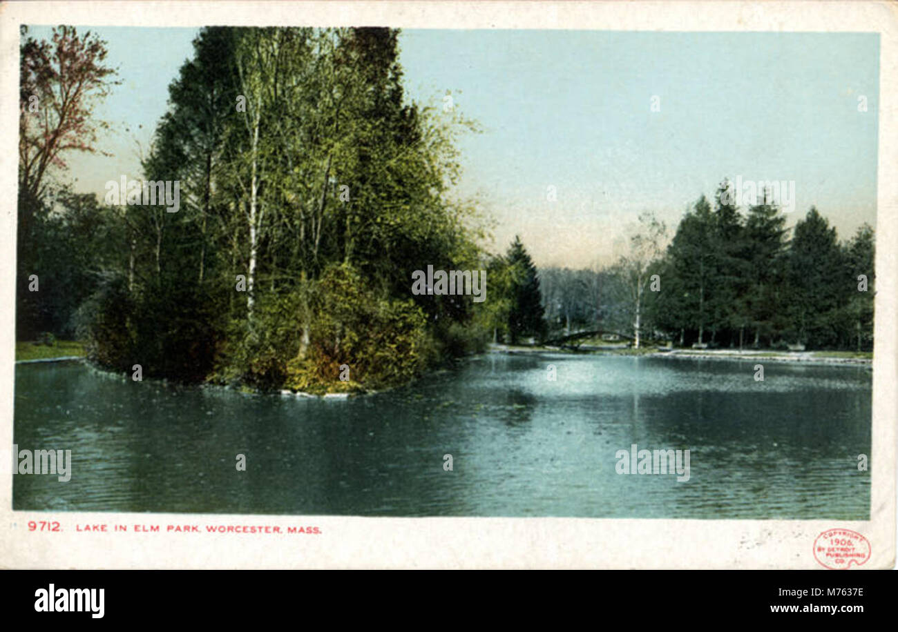 Lake in Elm Park (NBY 5694 Stock Photo - Alamy