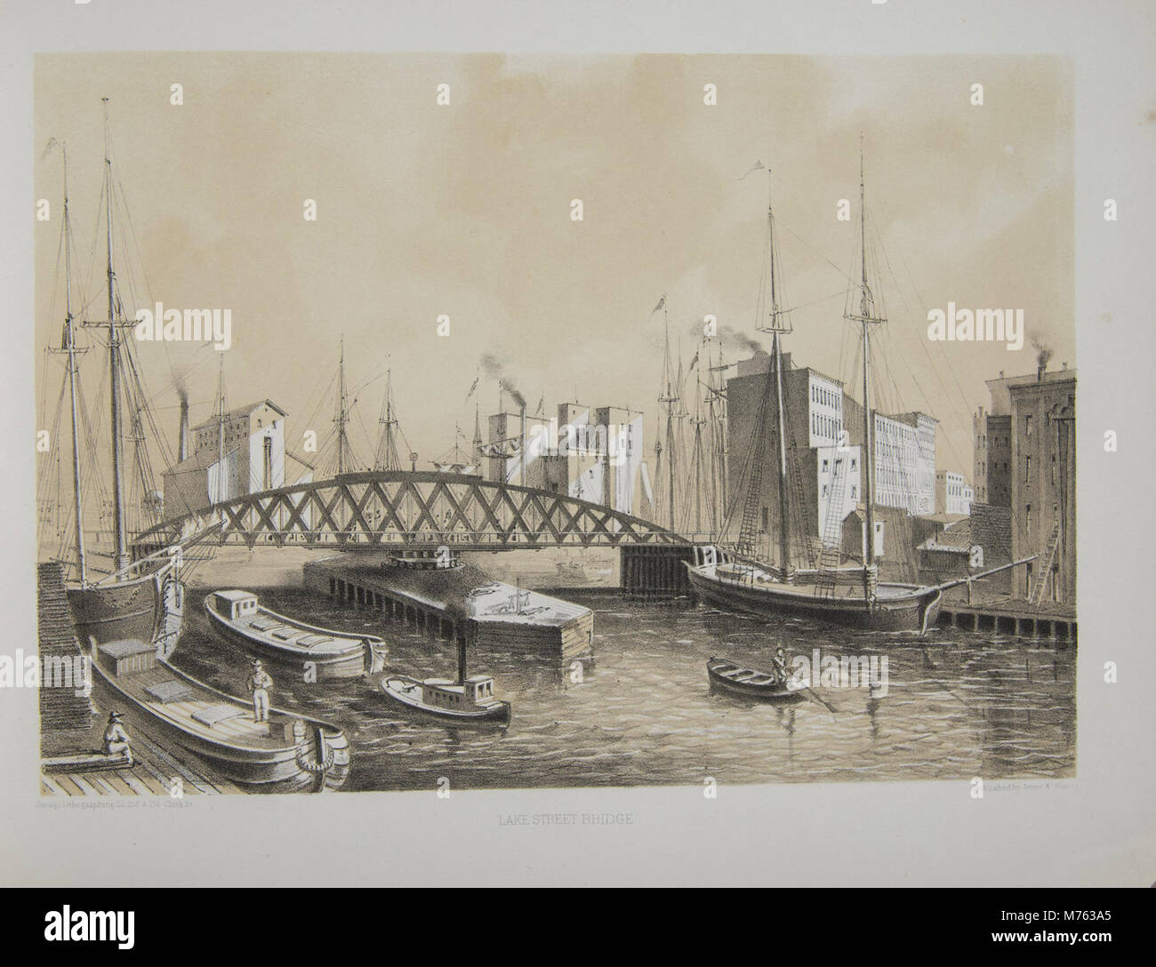 The Lake Street Bridge in Chicago, an iconic infrastructure piece ...