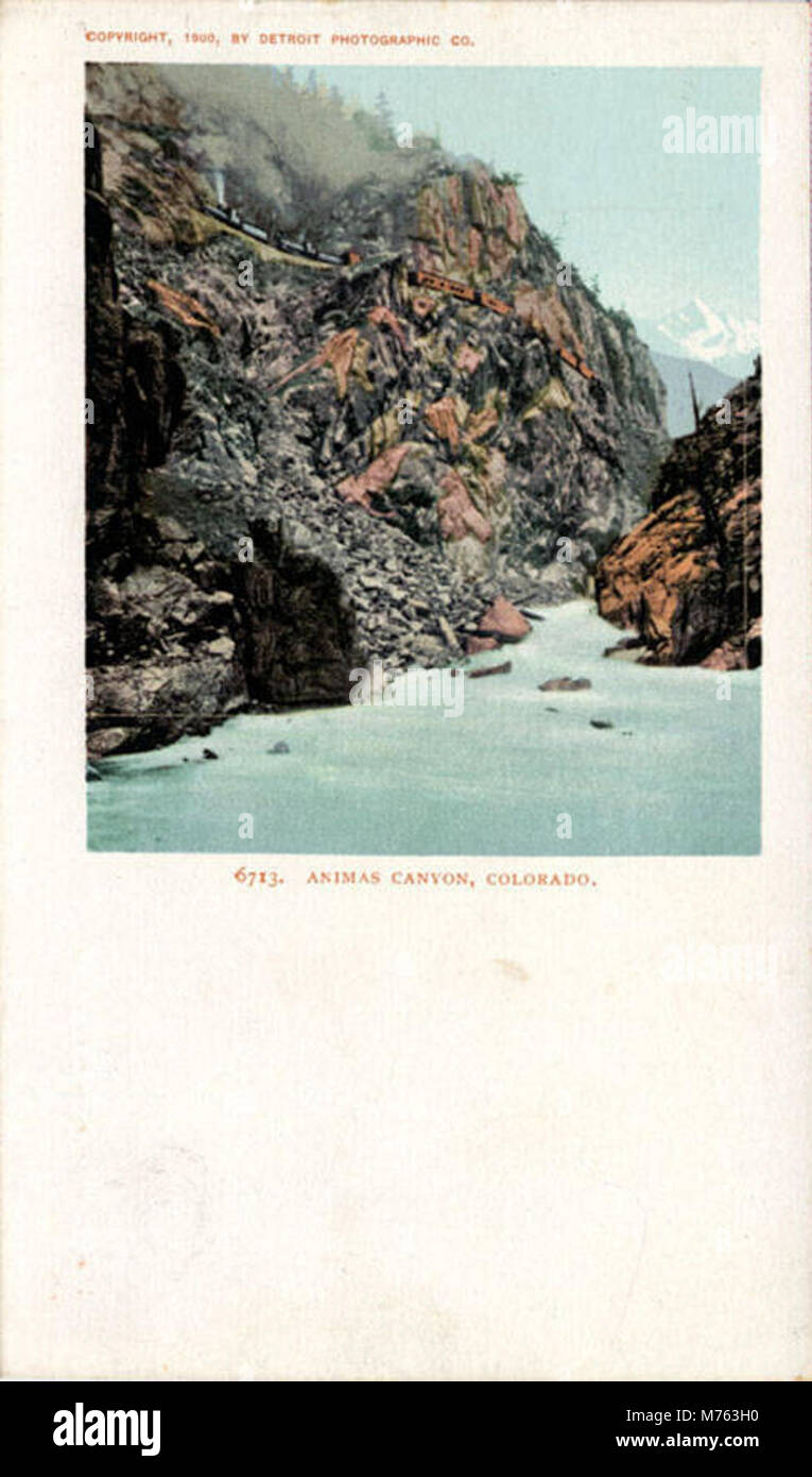 Animas Canyon in Las Animas County, Colorado, is known for its scenic ...