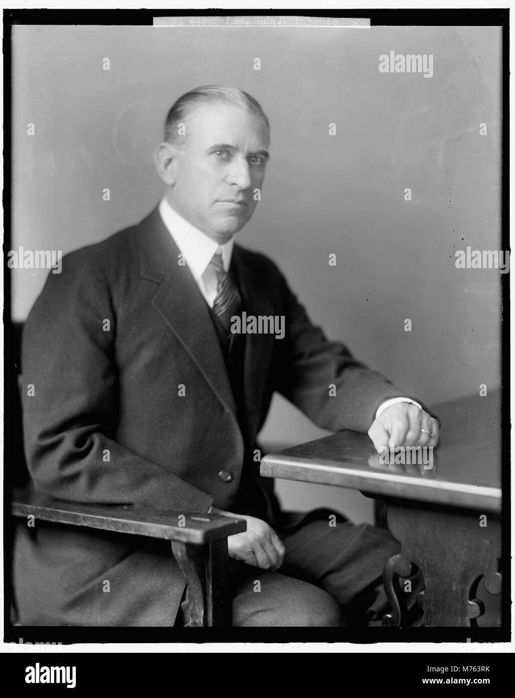 A portrait of Clarence F. Lea, an honorable public figure, capturing ...