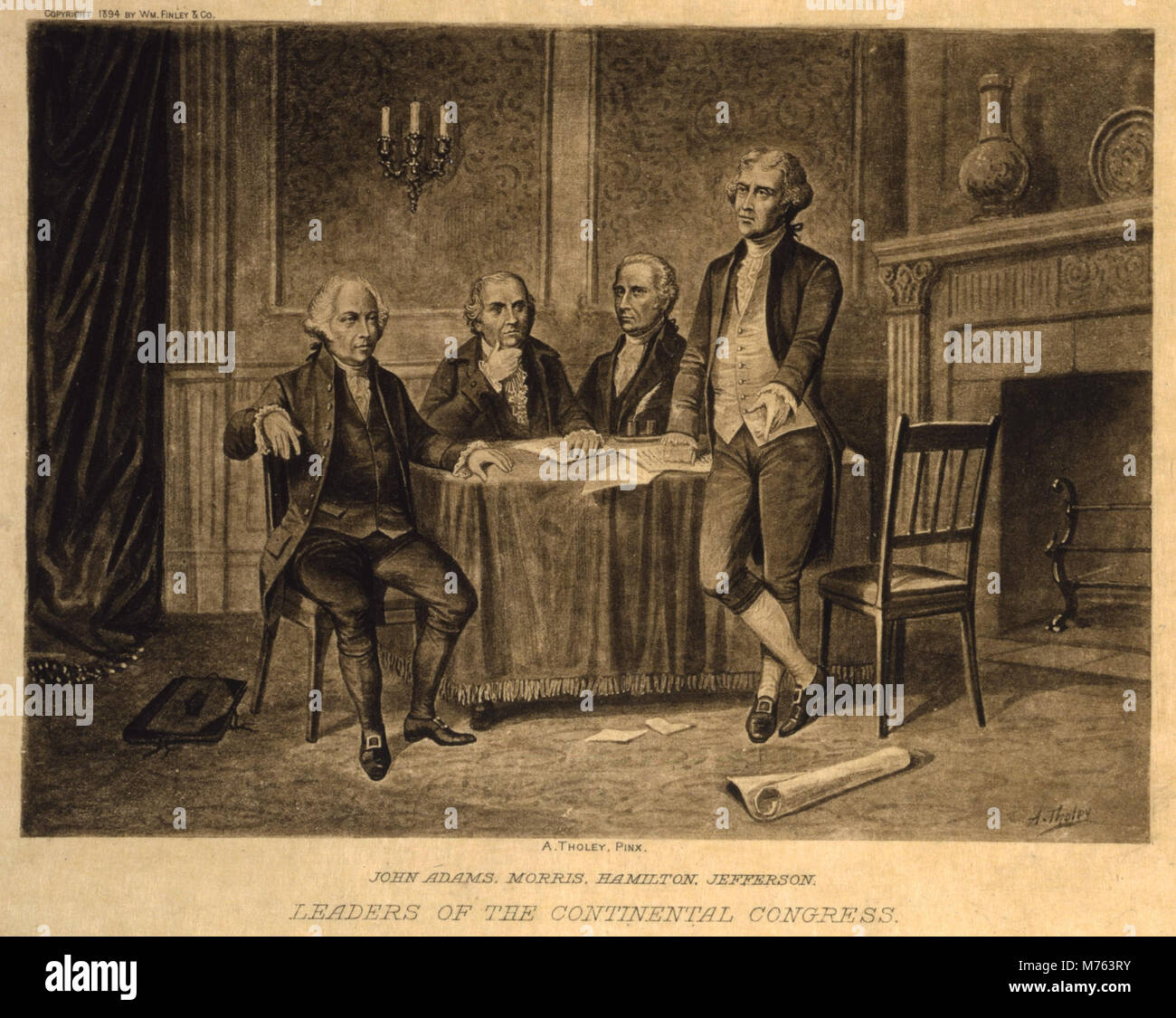 Leaders of the continental congress hi-res stock photography and images ...