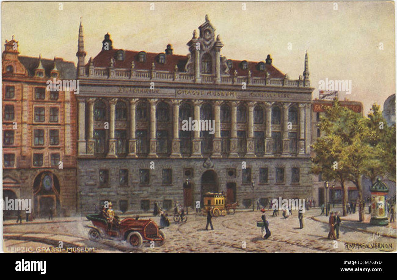 A photograph of the Grassi Museum in Leipzig, Germany, showcasing its ...