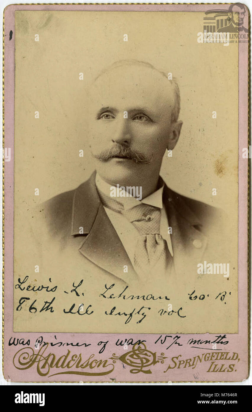 This photograph features Lewis L. Lehman, an important figure captured ...