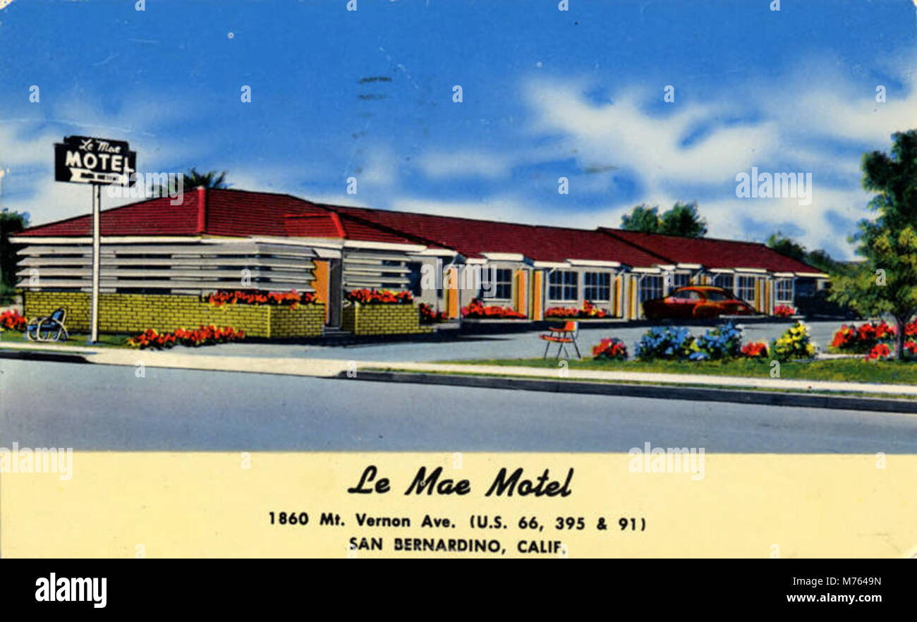 The Le Mae Motel, a mid-20th century motel known for its roadside ...
