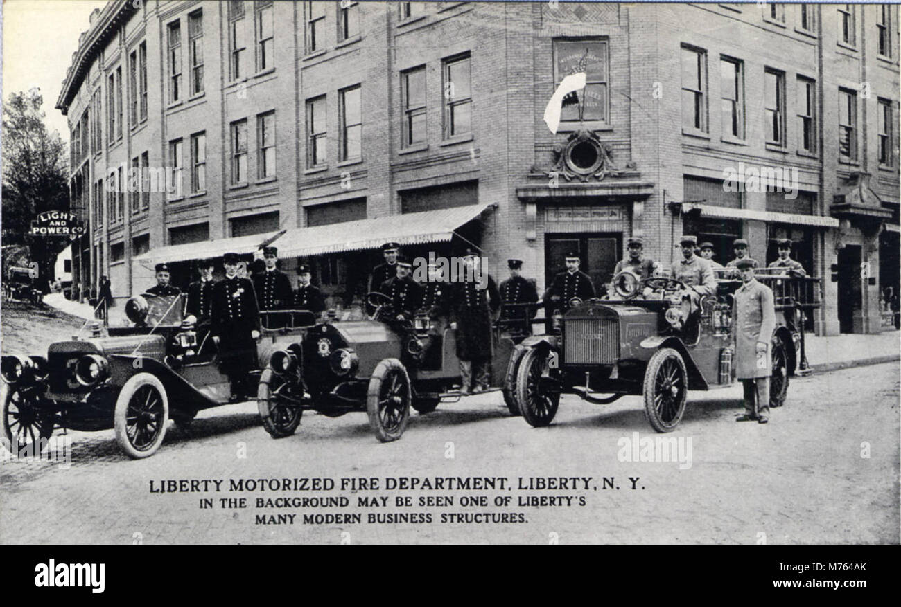 This image showcases the Liberty Motorized Fire Department, with a ...