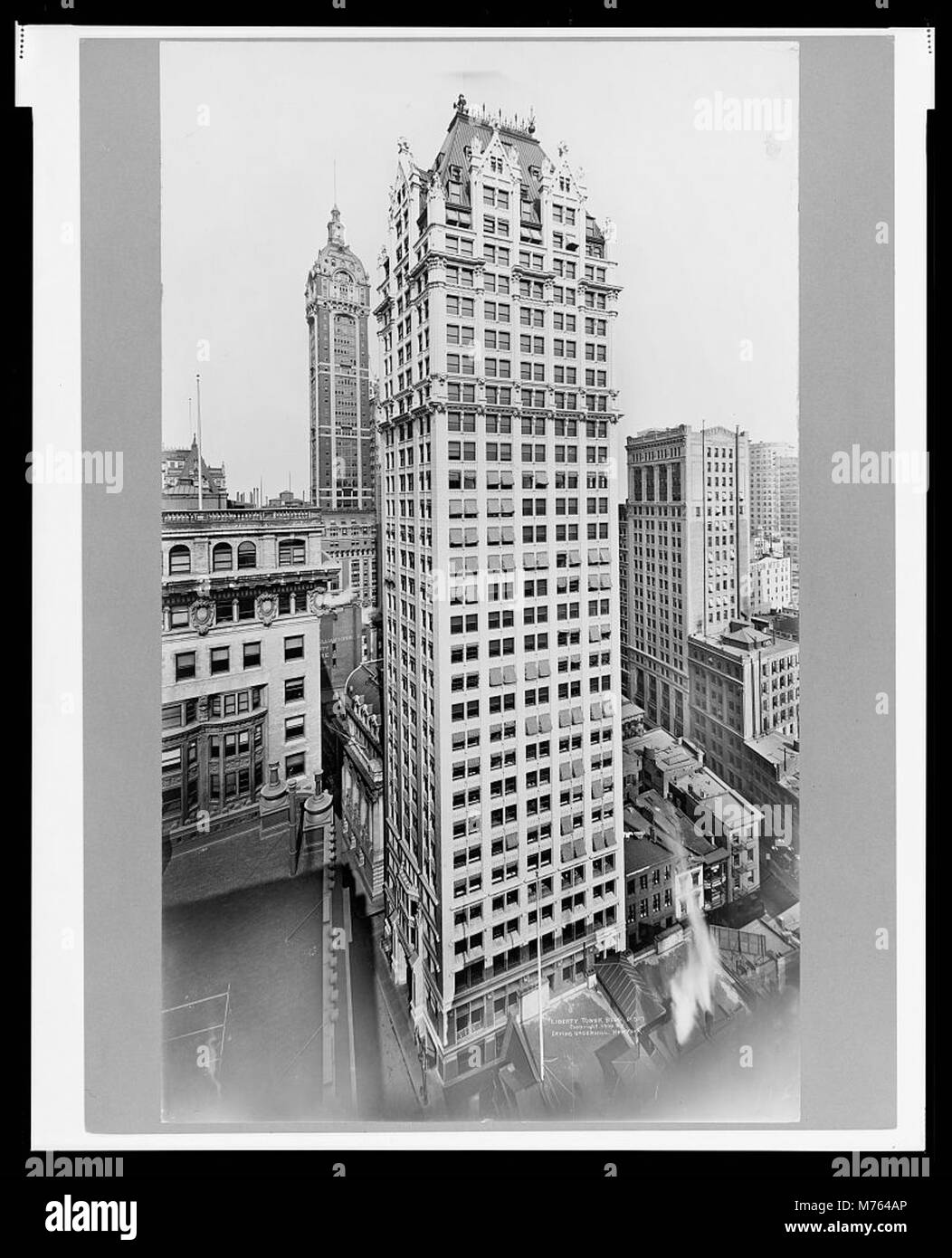 This image shows the Liberty Tower Building, a notable early 20th ...