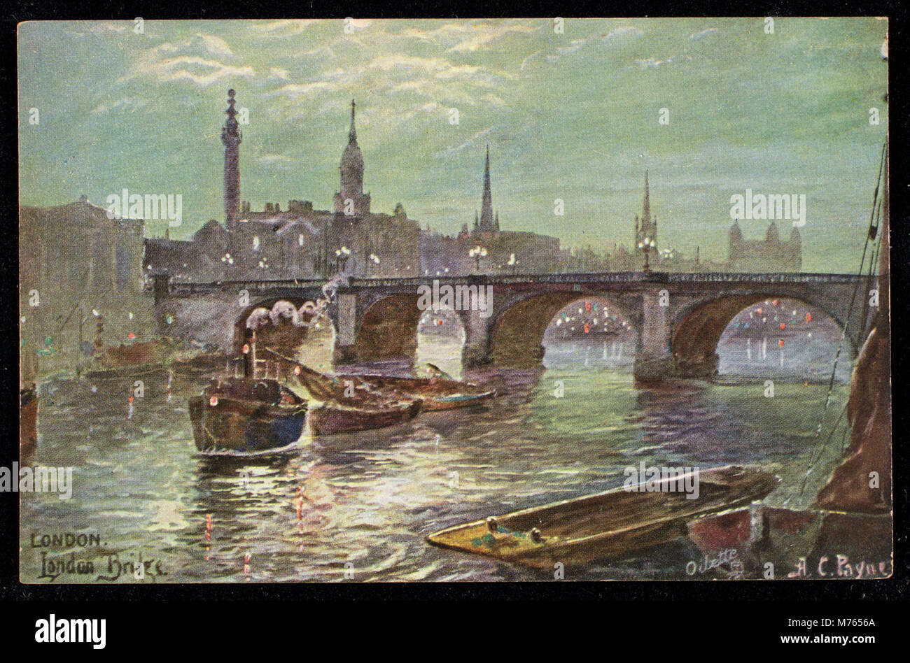 A photograph of the historic London Bridge, one of London's most iconic ...