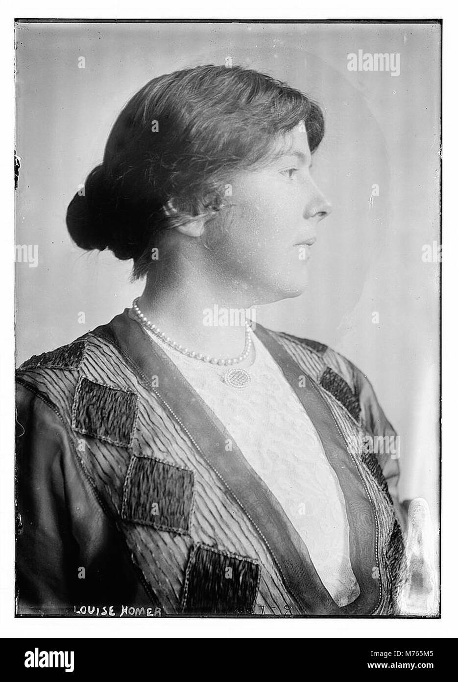 Portrait of Louise Homer, emphasizing her role and achievements in the ...